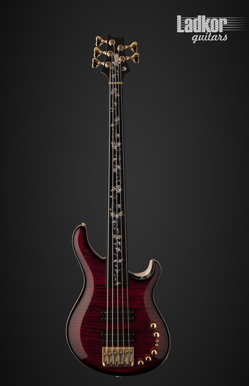 PRS Private Stock Gary Grainger 5 String Fretless Bass Guitar of the ...